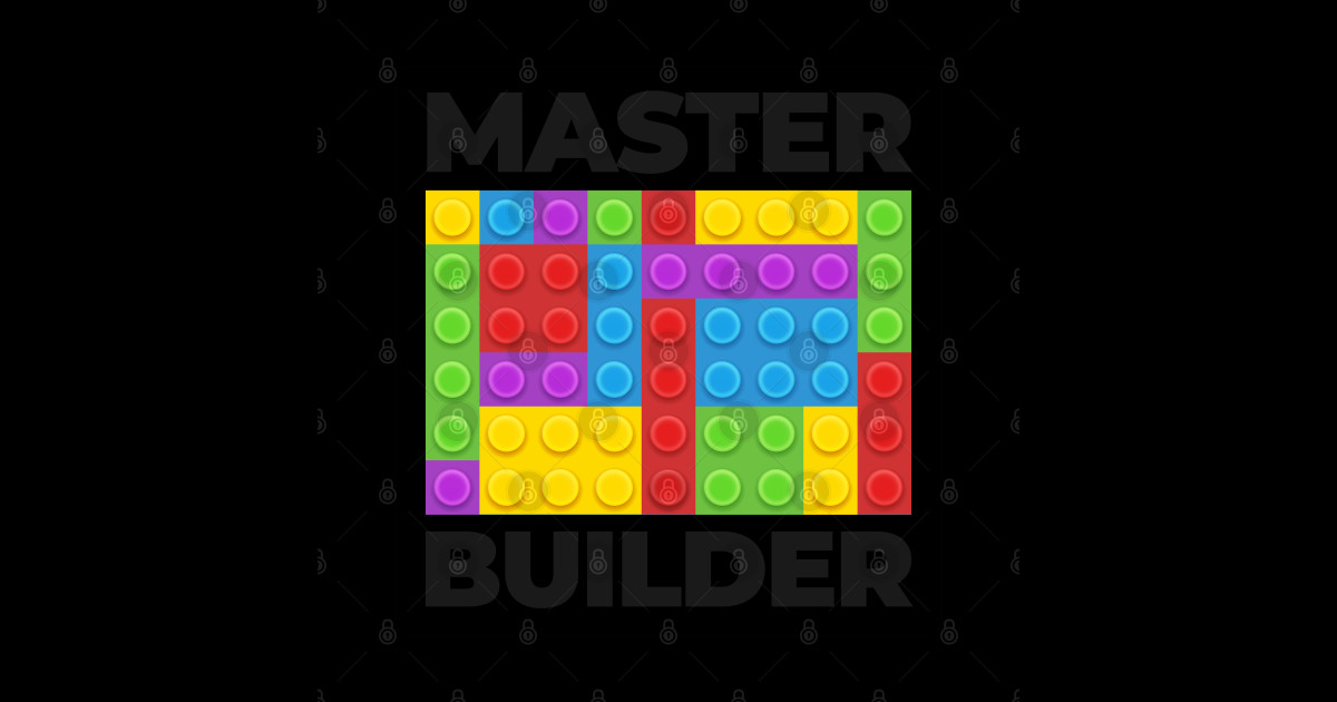 The Master Builder - Master Builder - Sticker | TeePublic