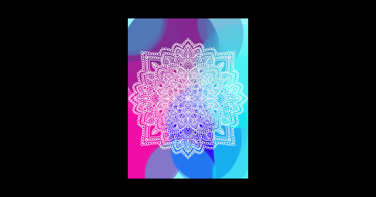 Colorful Mandala - Mandala - Sticker | TeePublic