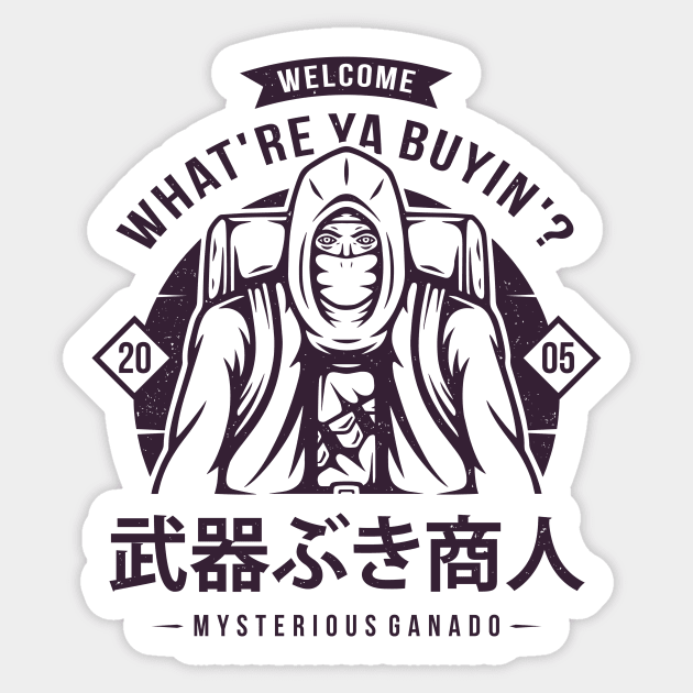 The Merchant - Resident Evil 4 - Sticker | TeePublic