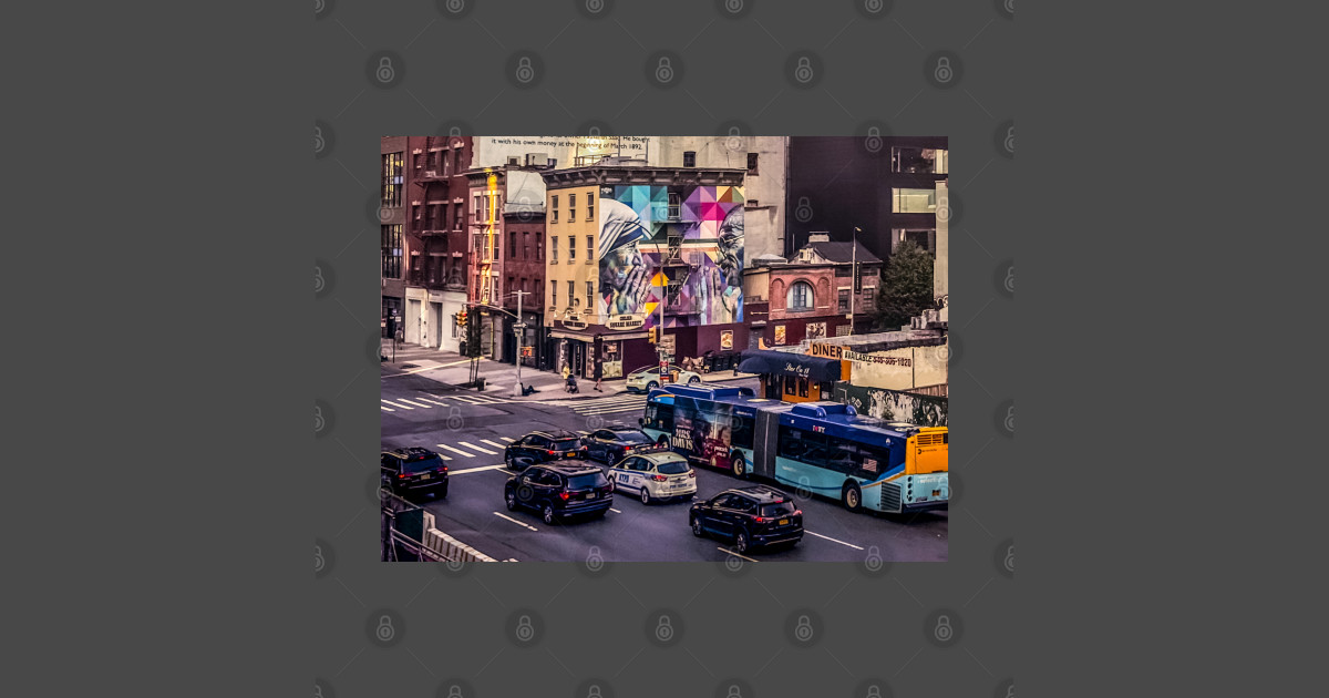 Chelsea Graffiti Street Art Manhattan NYC - Street Art - T-Shirt ...