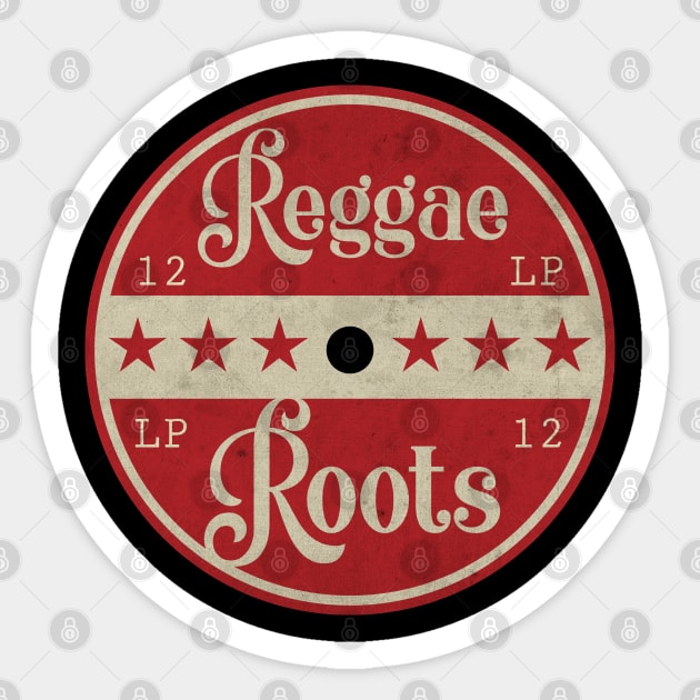 Reggae Roots LP - Reggae Gift - Sticker | TeePublic