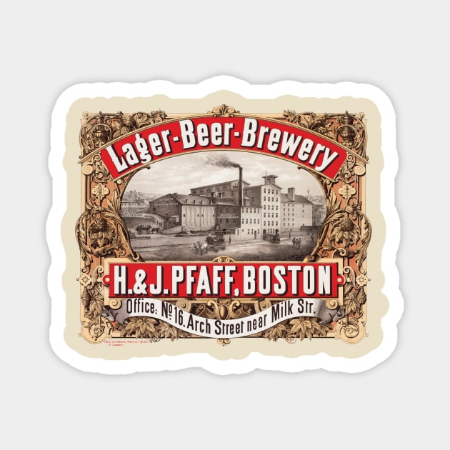 Pfaff Brewery - Beer - Magnet | TeePublic