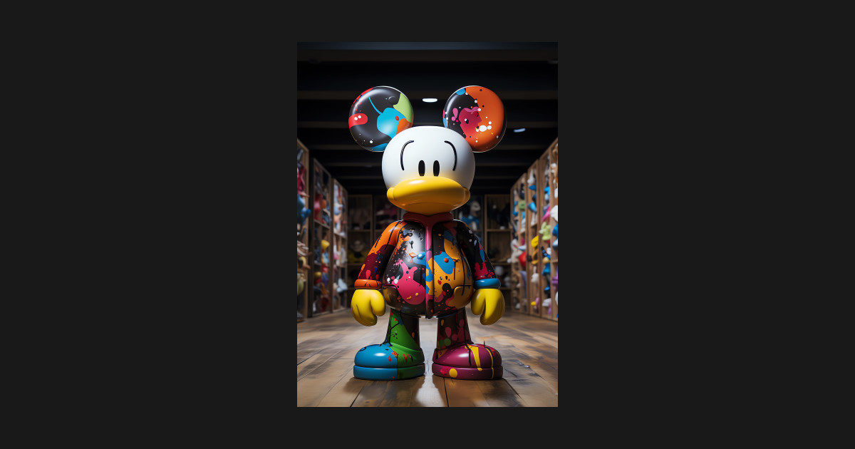 Kaws Hypebeast Duck - Kaws Hypebeast Duck Hype Watercolor - T-Shirt ...