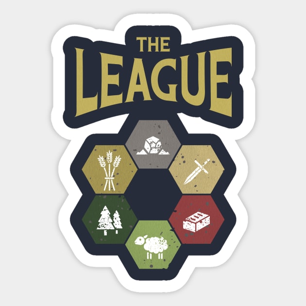 The League - Catan - Sticker | TeePublic