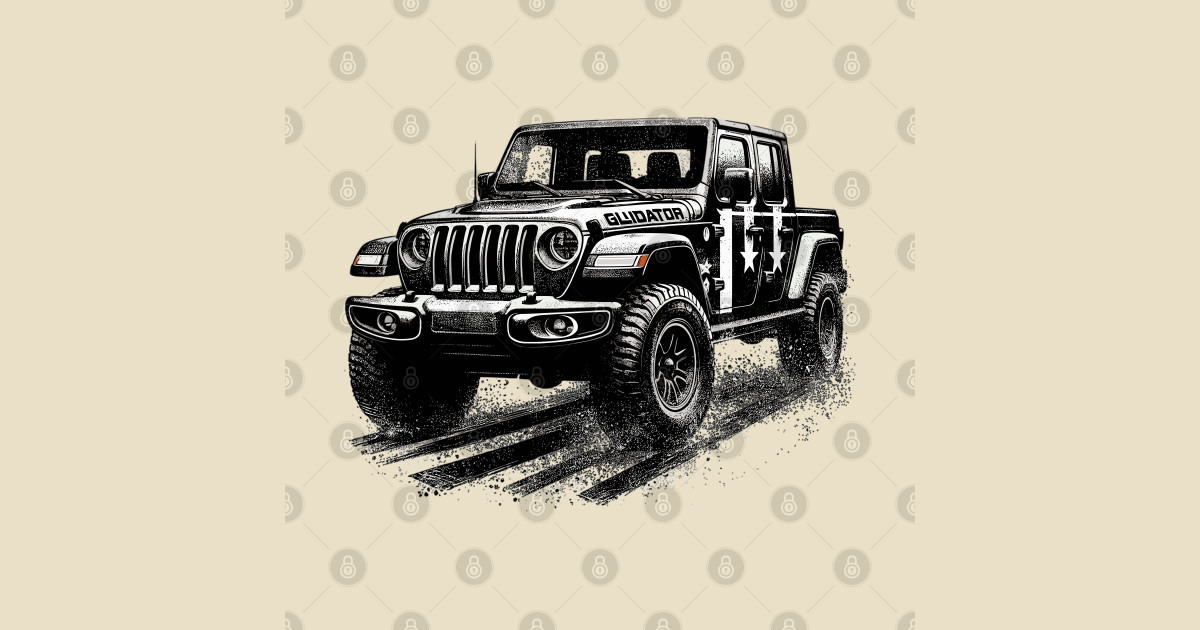 Jeep Gladiator - Jeep - T-Shirt | TeePublic