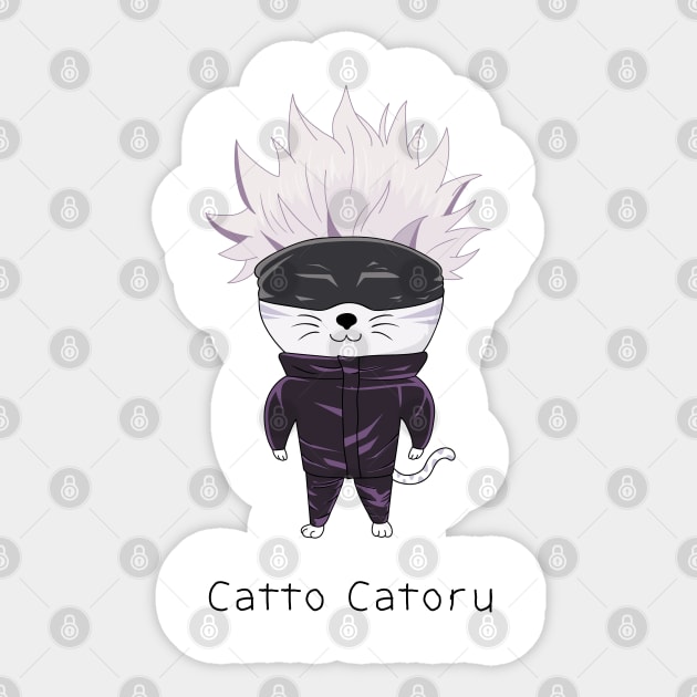 Catto catoru jjk - Jujutsu Kaisen - Sticker | TeePublic