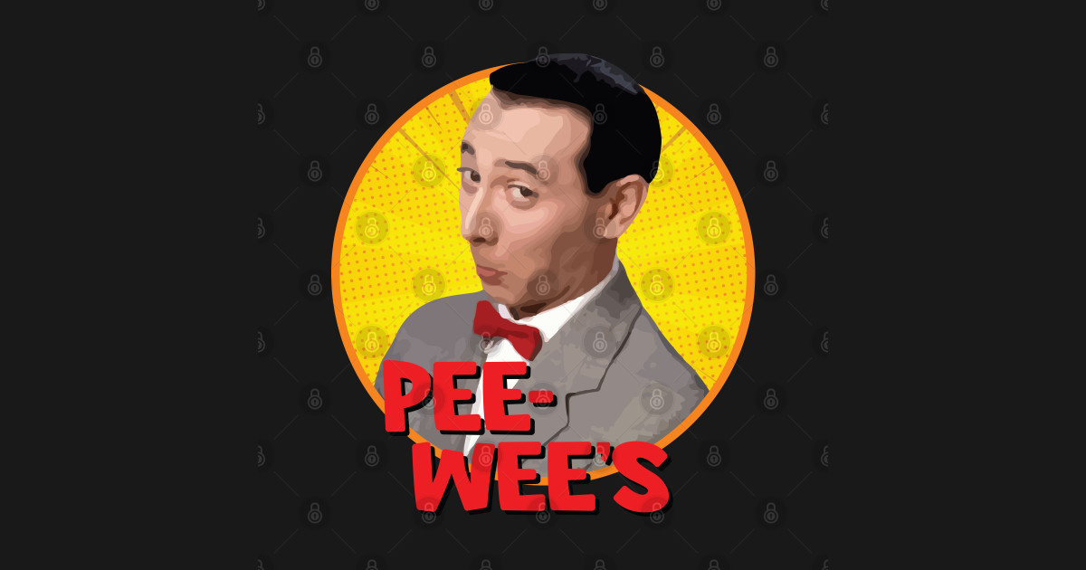 Pee-Wee's Beautiful Yellow Color Background - Pee Wee Herman - T-Shirt ...