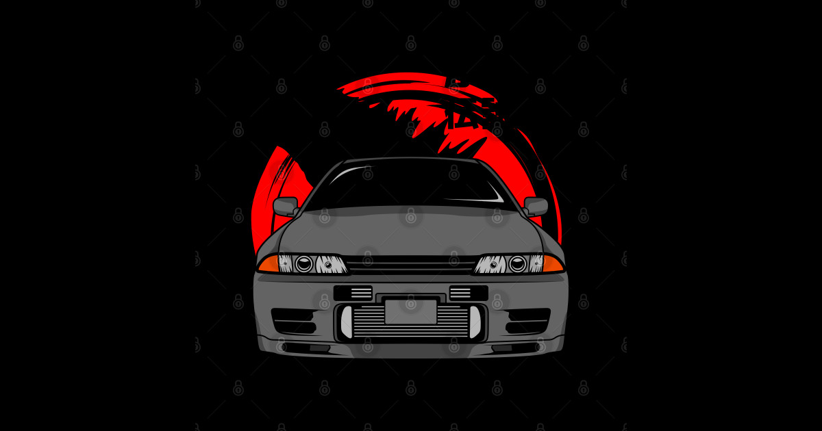 JDM Grey R32 - Gtr R32 - Sticker | TeePublic
