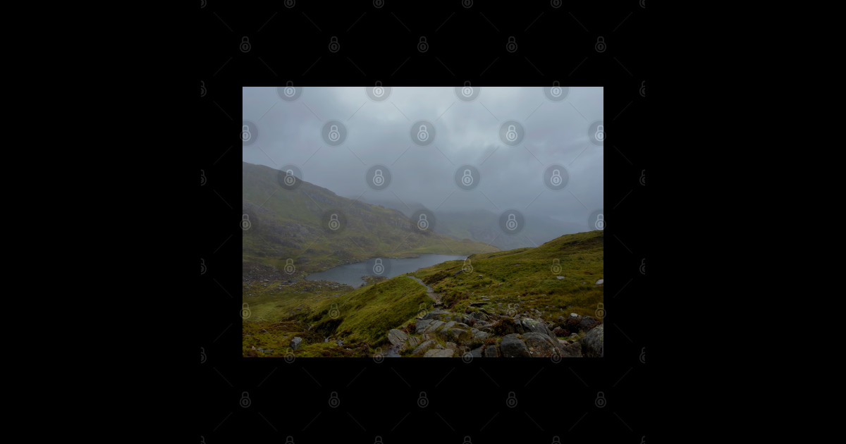 Tryfan Footpath Snowdonia - Snowdonia National Park - Sticker | TeePublic