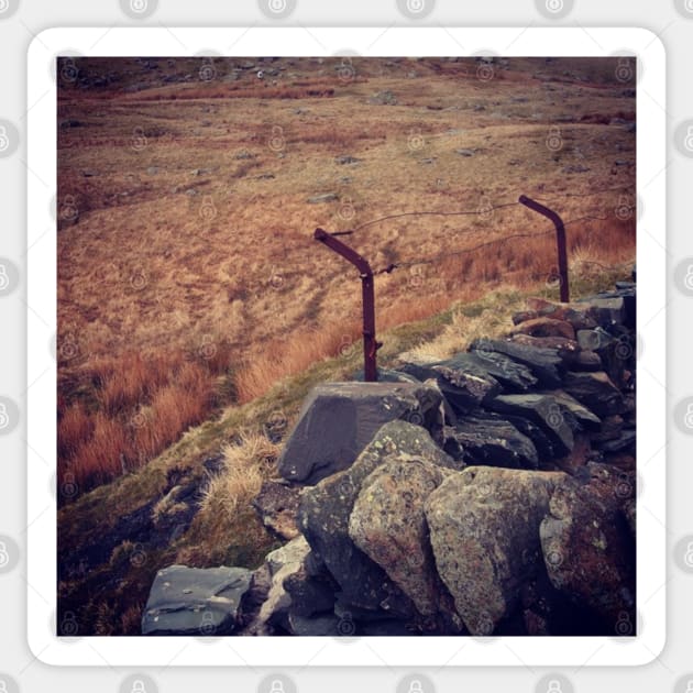 Welsh landscape - Wales - Sticker | TeePublic