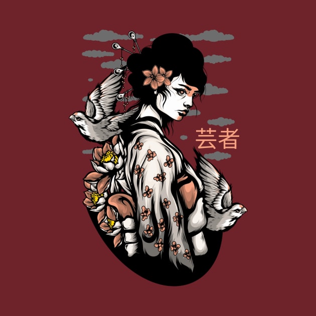Geisha is an artist of the floating world. She dances, she sings. The ...
