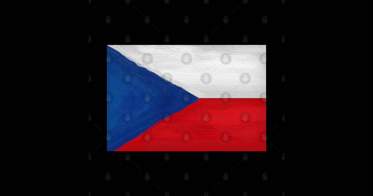Czech Flag - Czech - Sticker | TeePublic