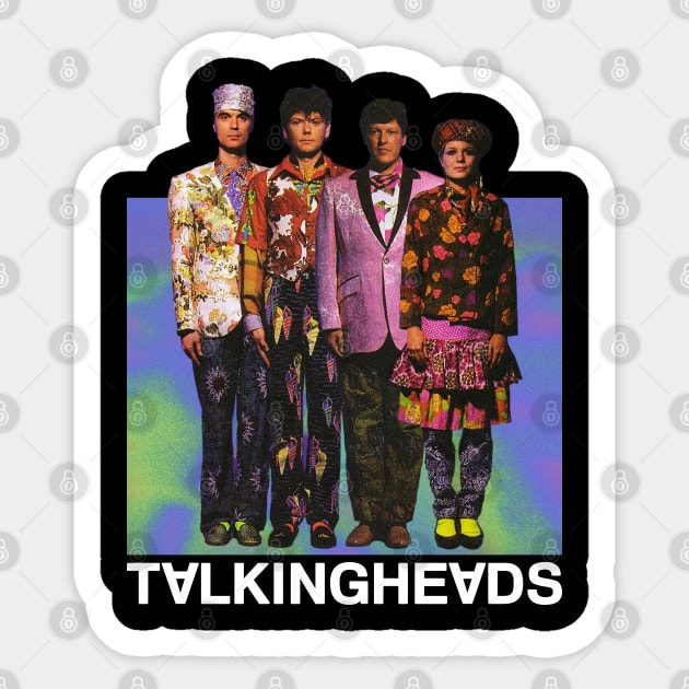 Vintage Talking Heads - Talking Heads - Sticker | TeePublic