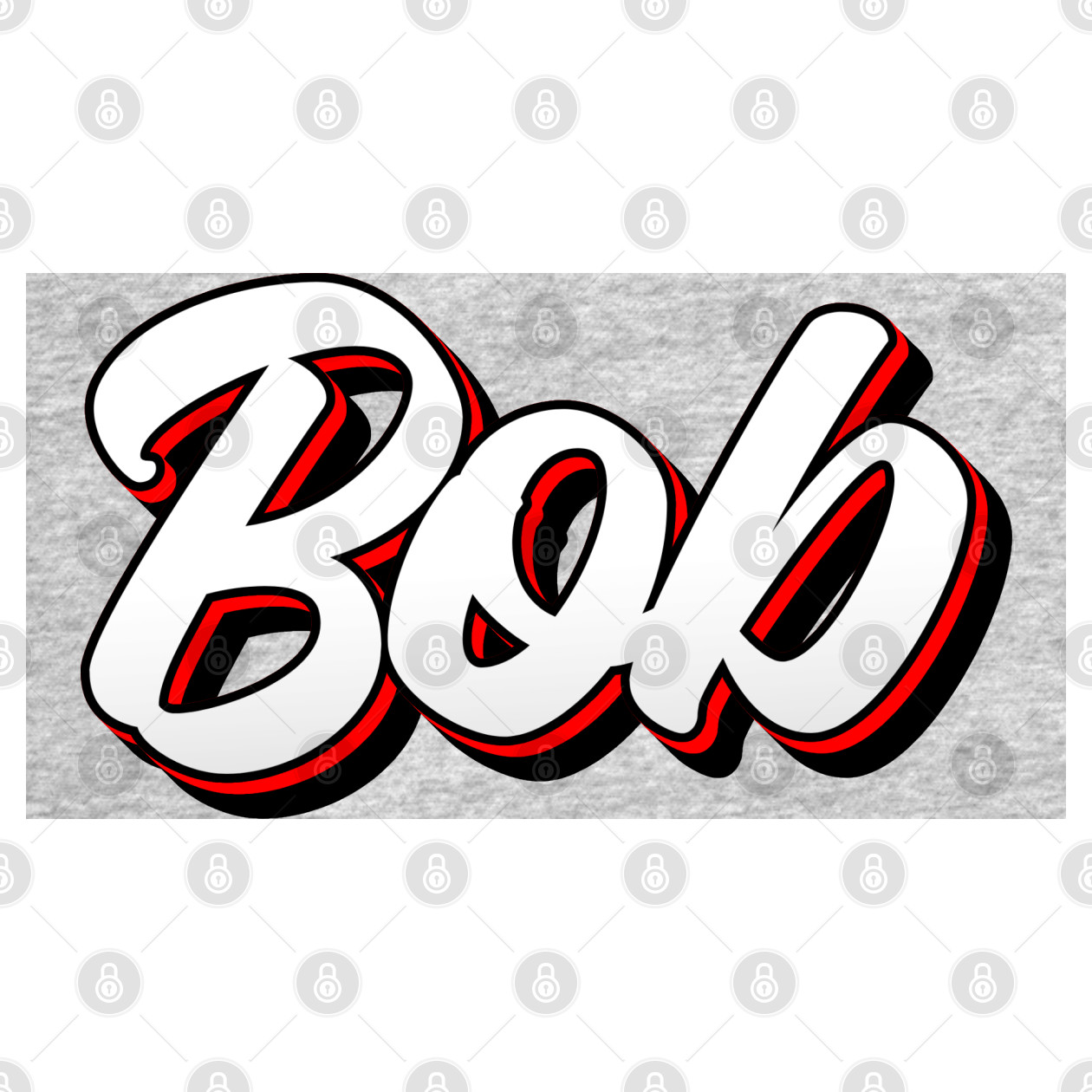 Bob name - cool 70s retro font - Bob Name Cool 70s Retro Font - T-Shirt ...