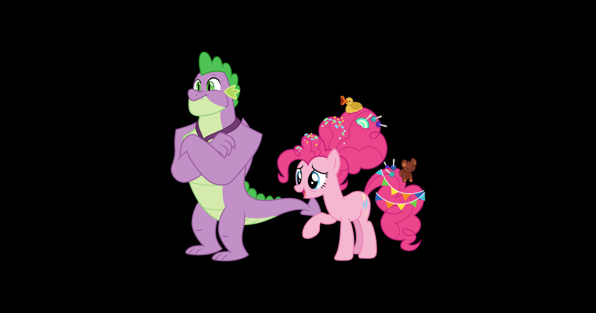 Future Spike and Pinkie Pie - My Little Pony - Sticker | TeePublic