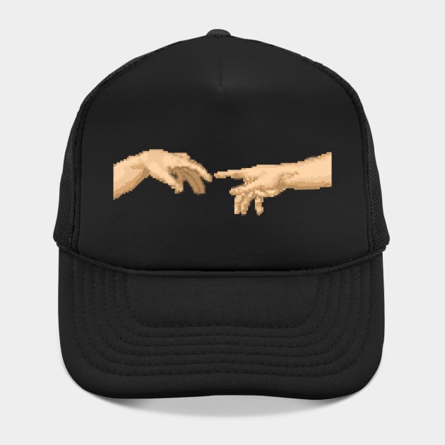 The Creation of Adam Pixel Art 8 Bit - The Creation Of Adam - Hat ... The Creation of Adam Pixel Art 8 Bit - The Creation Of Adam - Hat ...