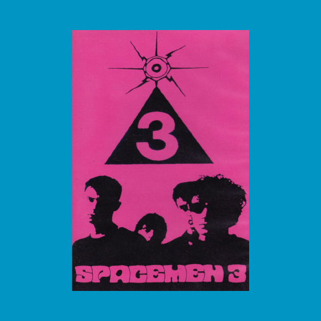 Spacemen 3 Band - Logo Music 3 Loop Guitar Rugby Album - T-Shirt ...
