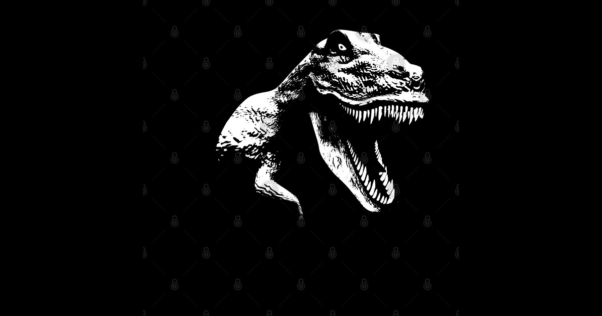 White T Rex - Trex - Sticker | TeePublic