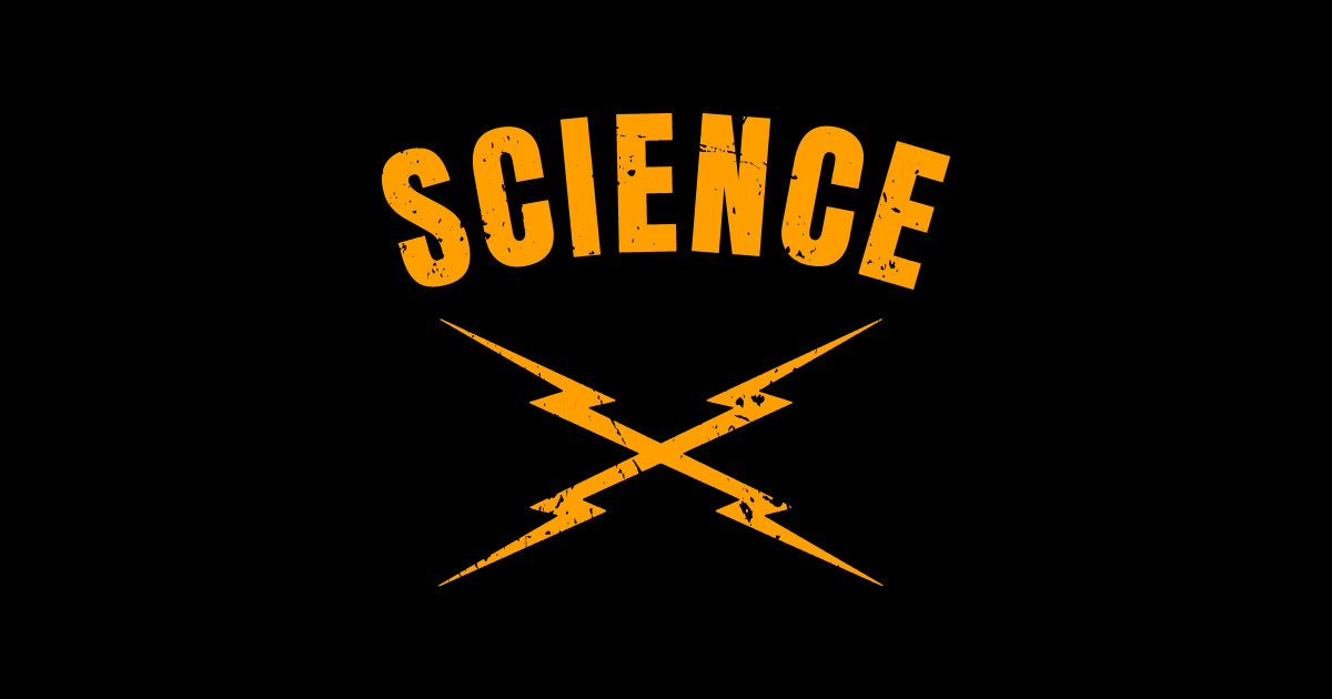 Science Lightning Bolts - Science Lightning Bolts - Sticker | TeePublic