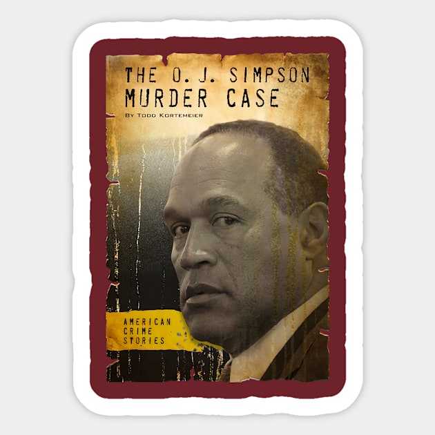 the poster oj simpson - Retro Style - Sticker | TeePublic