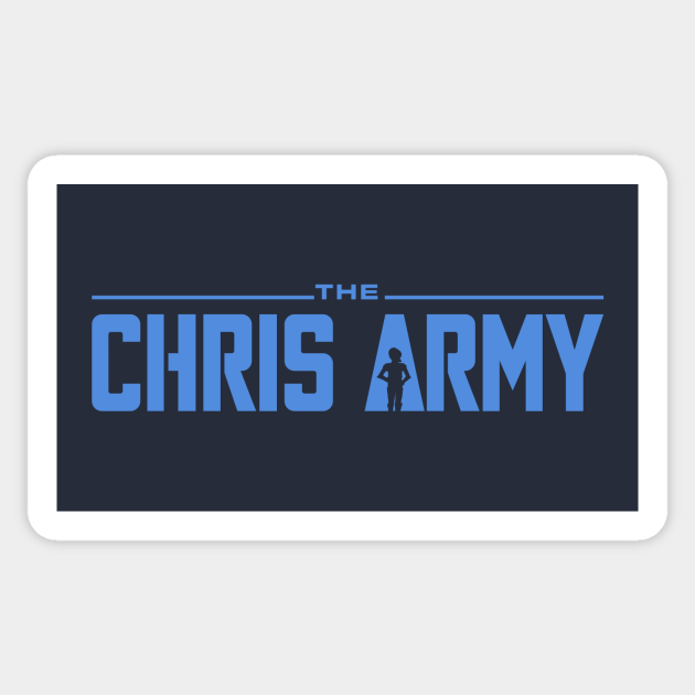 The Chris Army RA - Chris - Sticker | TeePublic