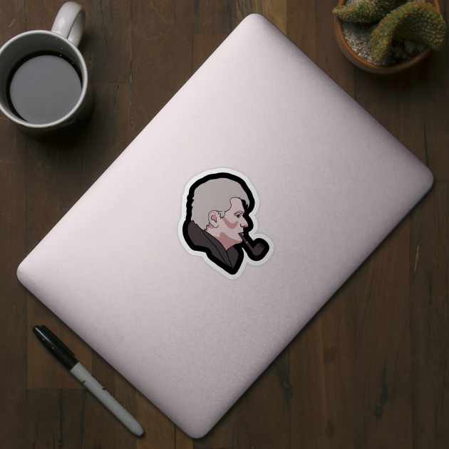 Jacques Derrida - French Philosophy Meme - Philosophy - Sticker | TeePublic