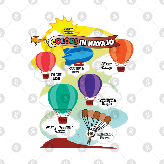 Colors in Navajo - Navajo - T-Shirt | TeePublic