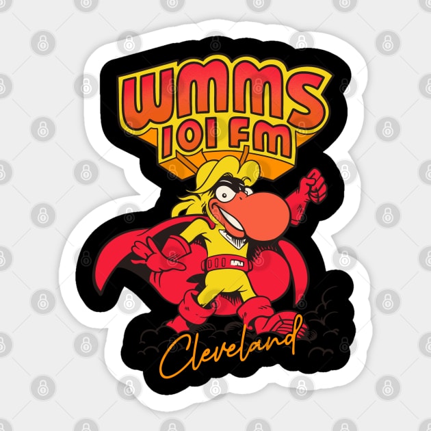 WMMS Radio Station - Wmms - Sticker | TeePublic