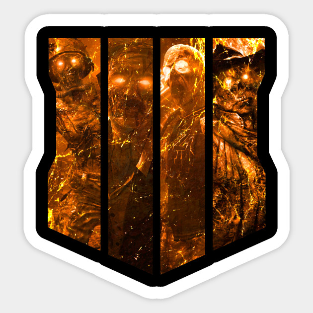Zombies 4 - Call Of Duty - Sticker | TeePublic