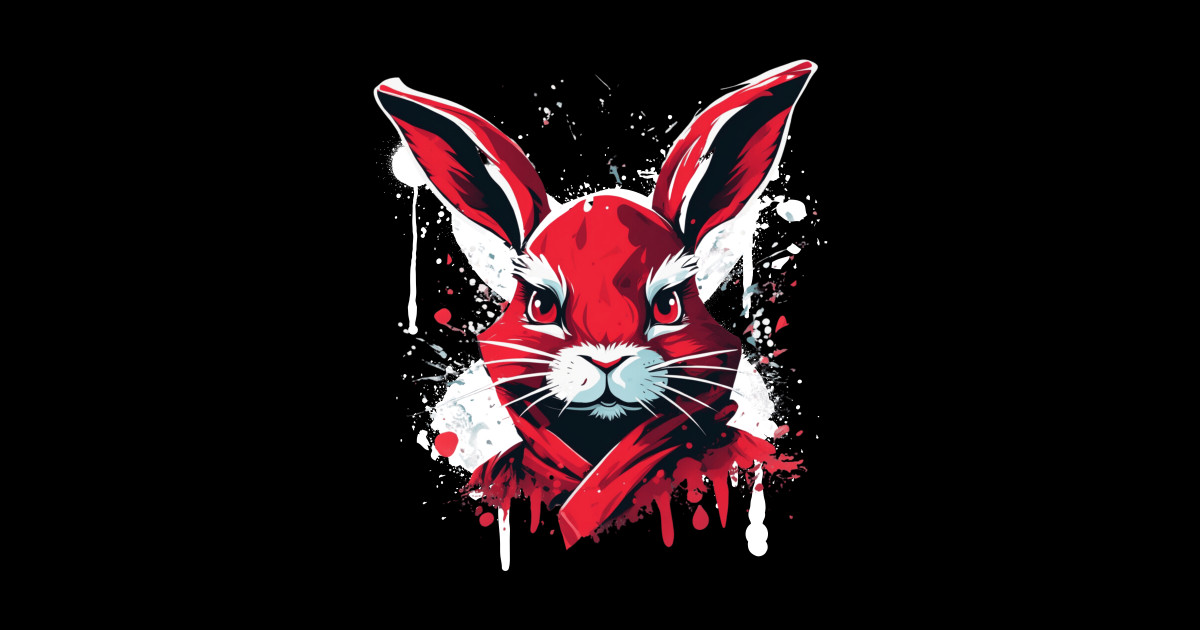 Master Rabbit Vektor - Rabbit - Posters and Art Prints | TeePublic