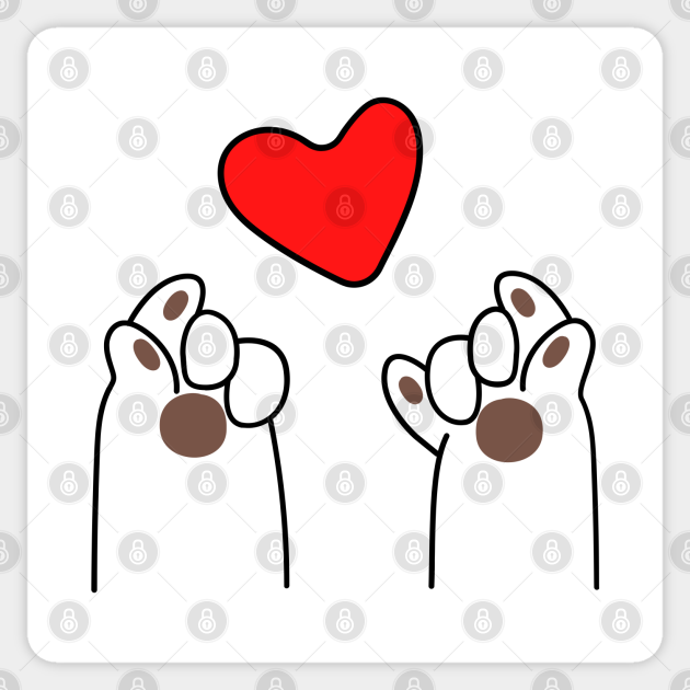 Cat Flipping Off - Cat Flipping Off - Sticker | TeePublic