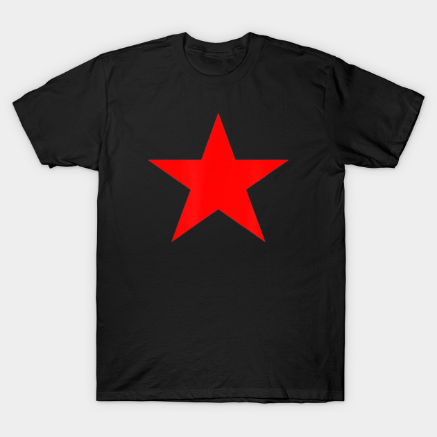 Red Star T Shirt on Multiple Colors - Red Star - T-Shirt | TeePublic