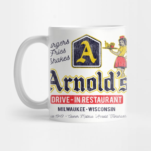 Arnold's Drive In Restaurant II Happy Days Worn Lts - Arnolds Happy ...