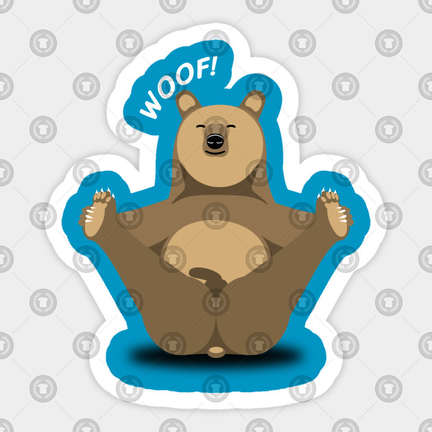 WOOF! - Woofy - Sticker | TeePublic