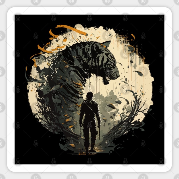 Fear the tiger - Tiger Face - Sticker | TeePublic