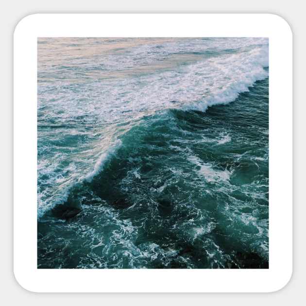 Stormy Ocean Waves - Ocean - Sticker | TeePublic