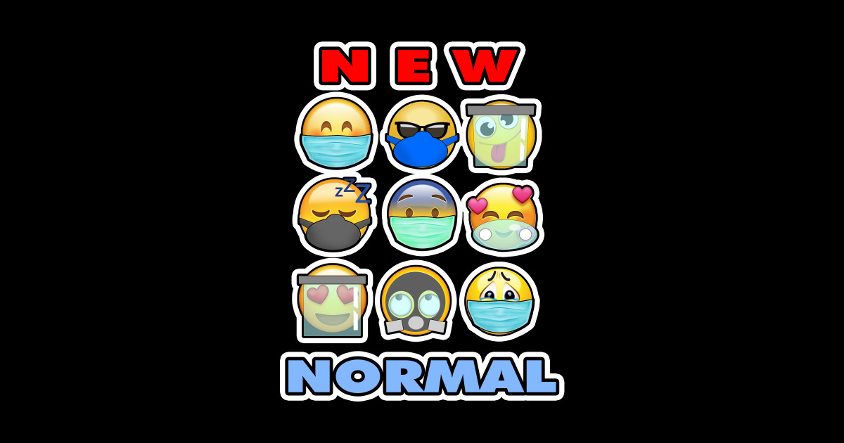 26 New Normal Emoji - Emoji - Sticker | TeePublic