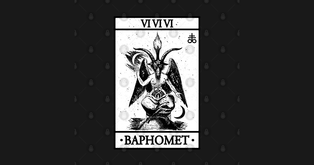 BAPHOMET TAROT CARD - BAPHOMET, SATANISM AND THE OCCULT - Baphomet - T ...