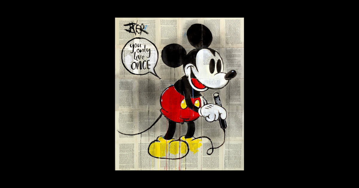 Yolo mike - Mickey Mouse - Posters and Art Prints | TeePublic