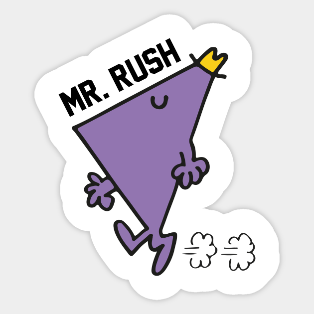 MR. RUSH - Little Miss - Sticker | TeePublic