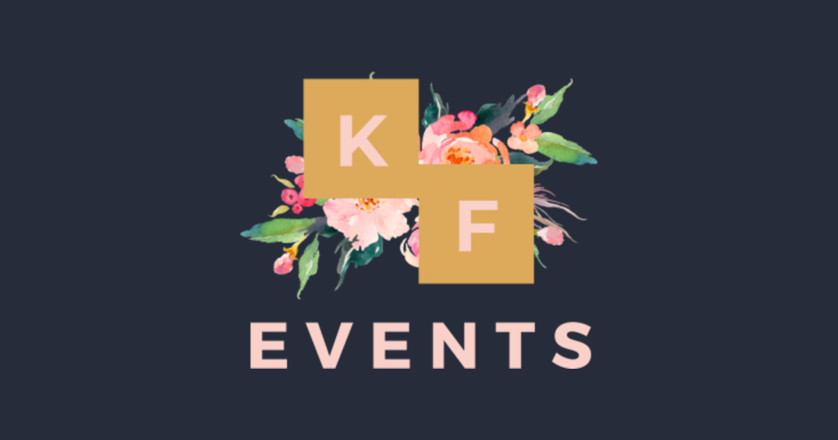 KF Events Block Logo - Event Planner - Sticker | TeePublic