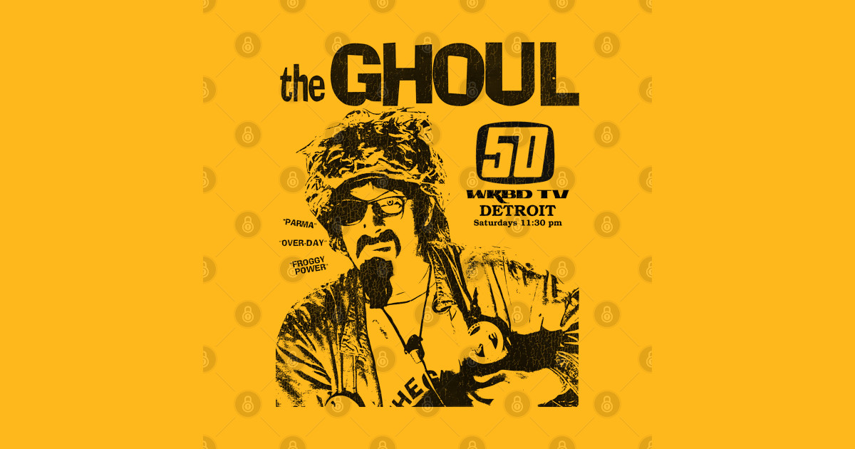The Ghoul - Horror Host Detroit 50 - Ghost Host - T-Shirt | TeePublic