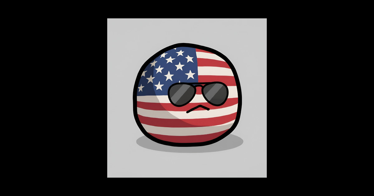 America Dark Brandon Shades Polandball Countryball - Countryball ...