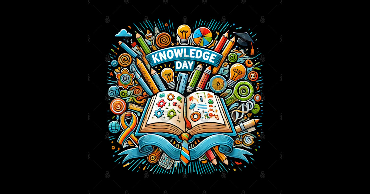 Back to School Knowledge Day Design - Knowledge - Posters and Art Prints | TeePublic