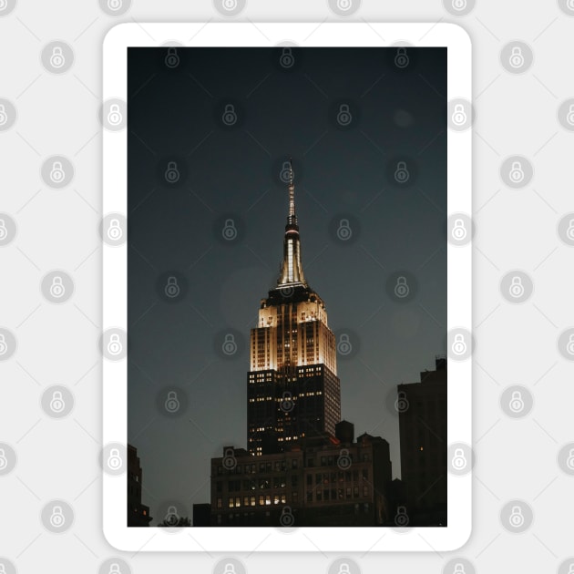 Empire State Building - New York City - Sticker | TeePublic