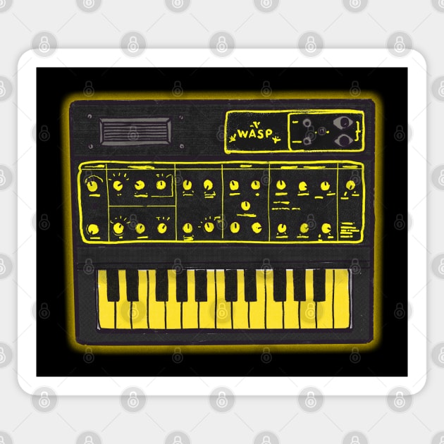 EDP Wasp / Original Graphic Artwork Design - Synthesizer Player ...