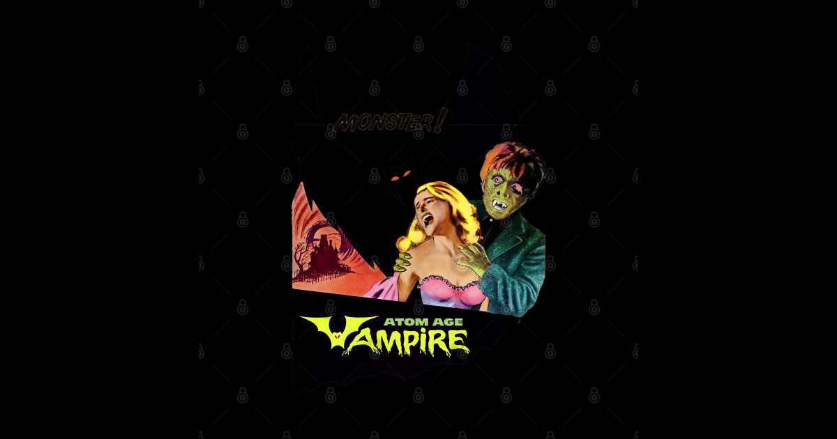 Atom Age Vampire - Vampire - Sticker | TeePublic
