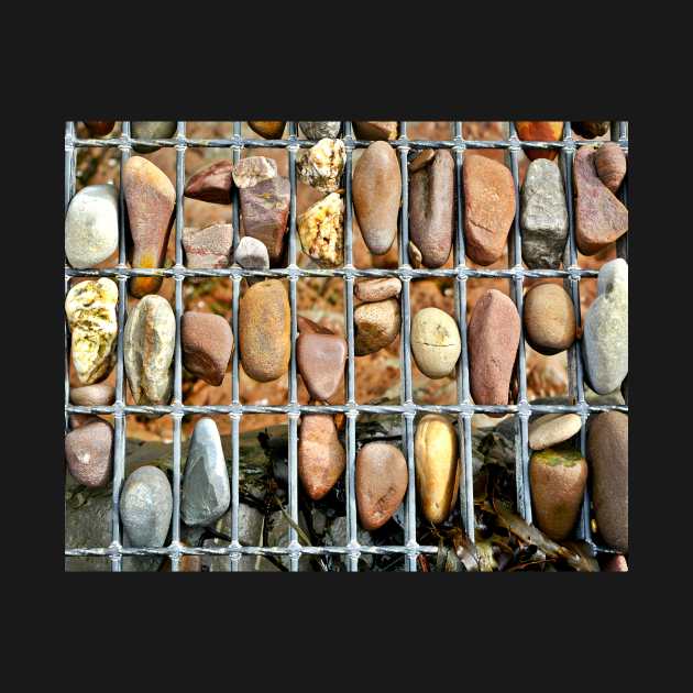 Pebbles In A Grid - Pebbles - T-Shirt | TeePublic