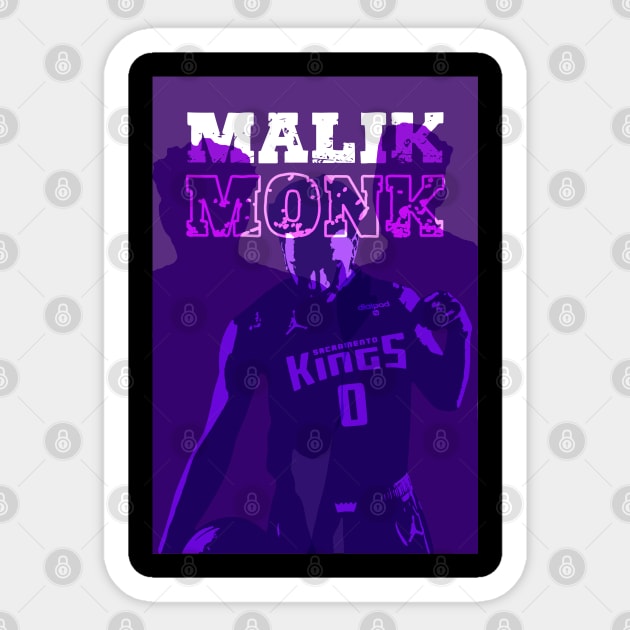 Malik Monk Vector Art - Malik Monk - Sticker | TeePublic