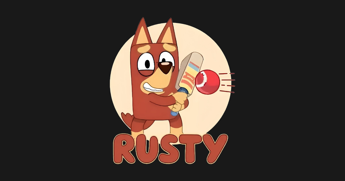 Rusty Cricket - Bluey - T-Shirt | TeePublic
